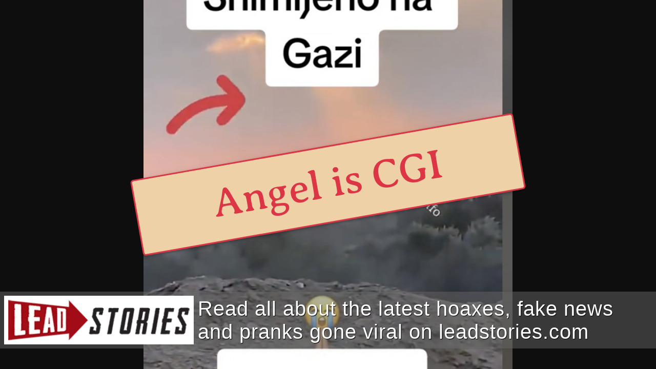 Fact Check: Angel Did NOT Appear Above Gaza, It's Computer-Generated ...