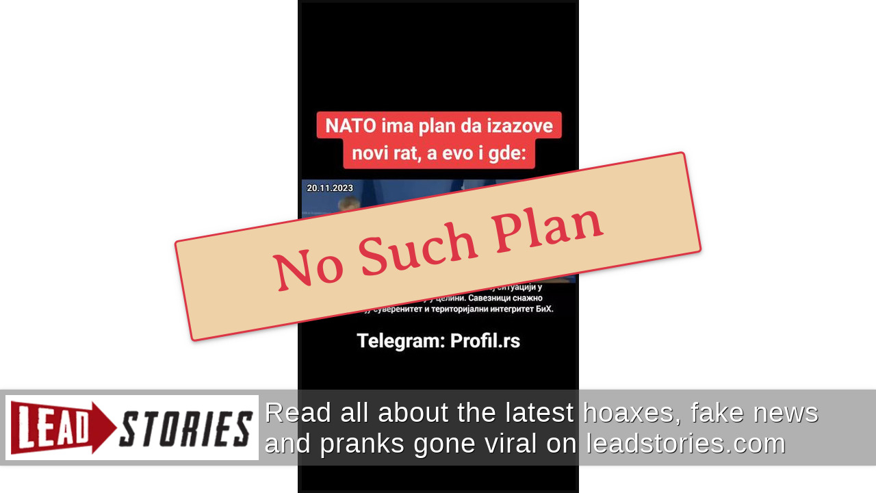 Fact Check: NATO Is NOT Planning On Starting A War In Bosnia And Herzegovina | Lead Stories